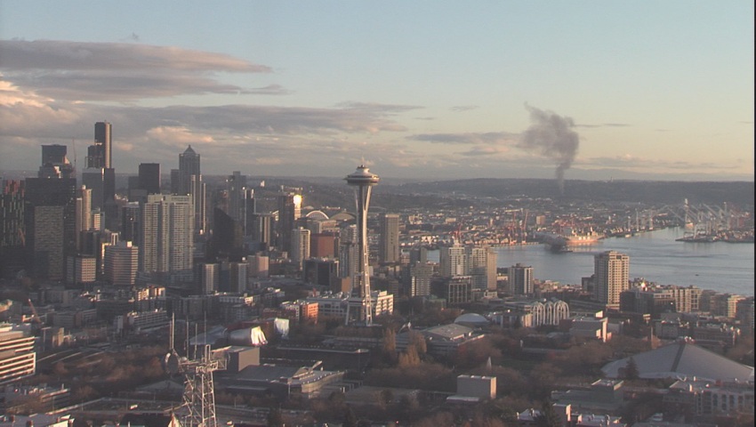Smoke plume seen near Seattle's Georgetown – KIRO 7 News Seattle