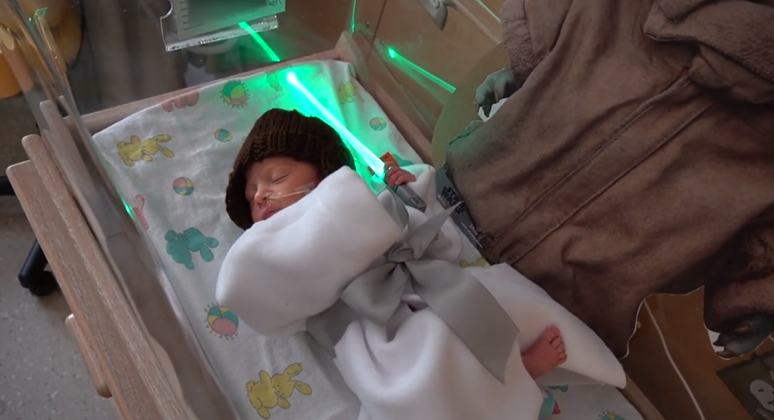 NICU babies celebrate Star Wars Day at Overlake – KIRO 7 News Seattle