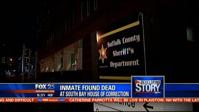 Inmate found dead at South Bay House of Correction – Boston 25 News