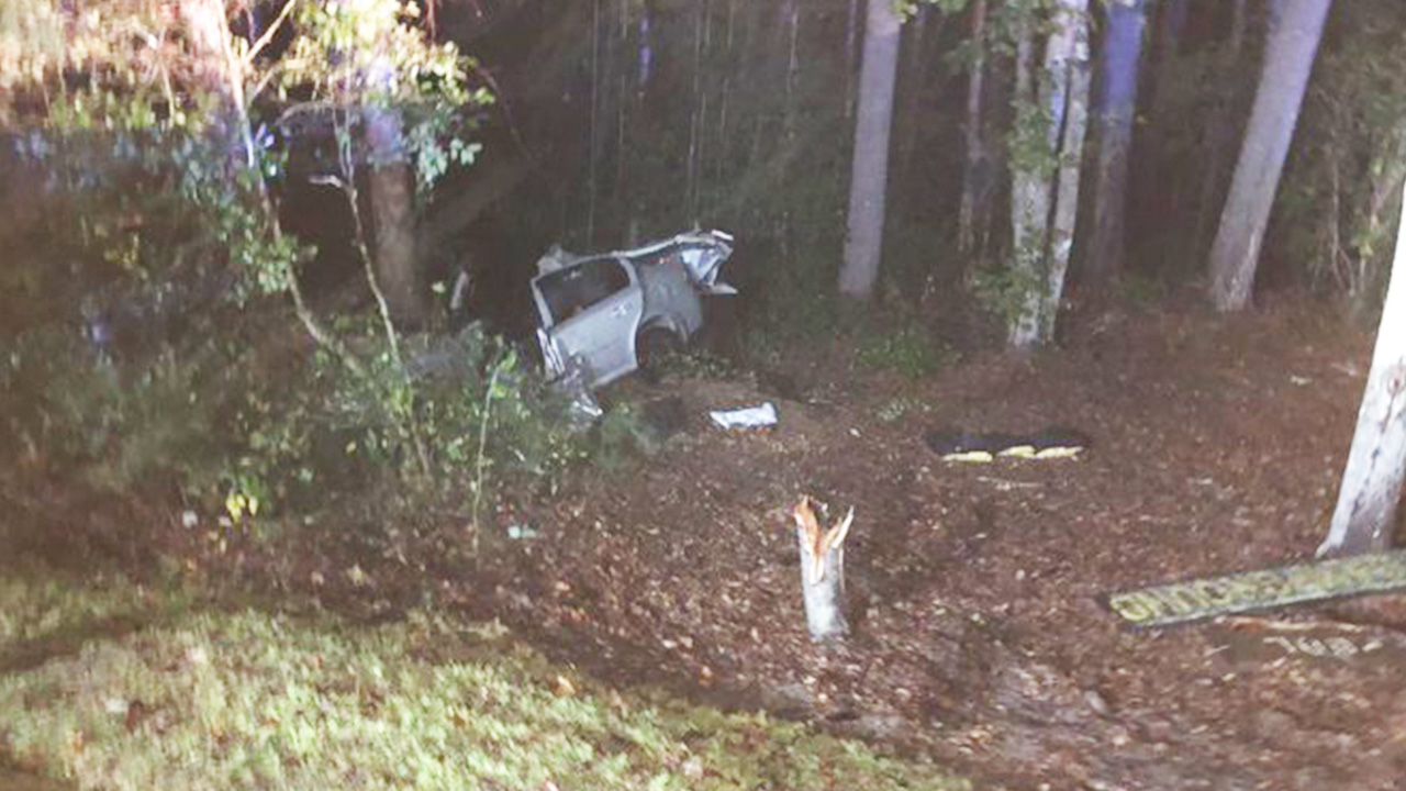 Man seriously hurt in crash after speeding, running off road, officials ...