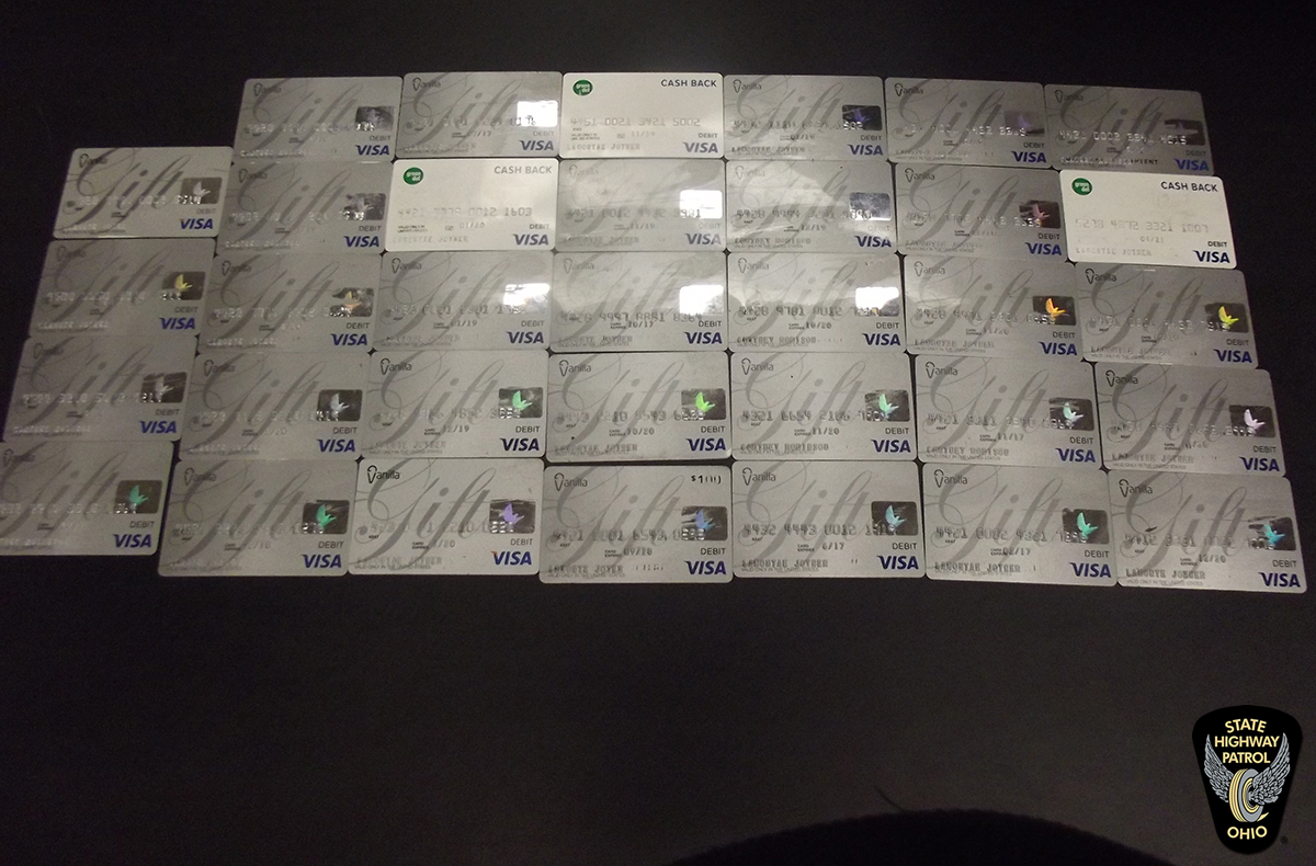 Troopers seize fake Visa credit cards in stop
