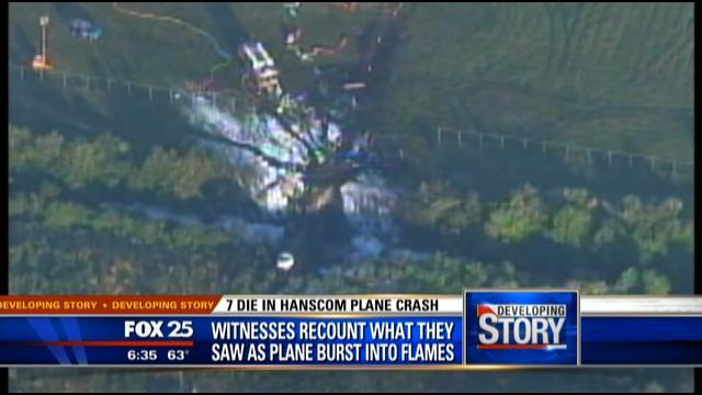 Residents around Hanscom Field area describe scene of crash