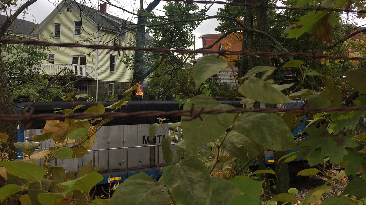 MBTA train catches fire in West Roxbury – Boston 25 News