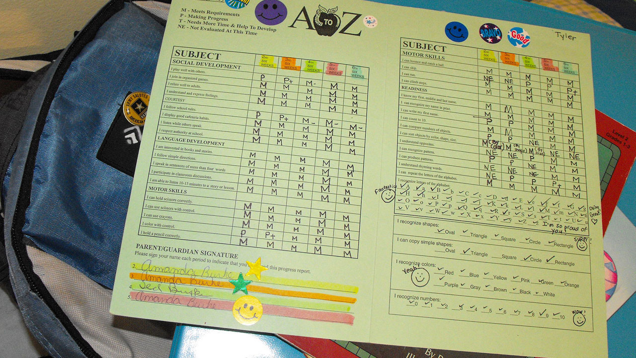 School offers alternative report cards with higher grades to 'encourage ...