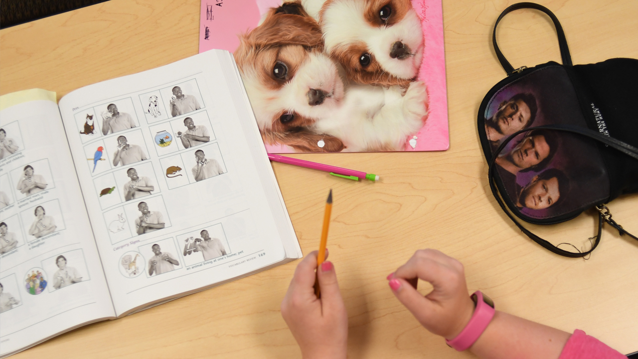 School students learn American Sign Language to communicate with deaf ...