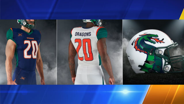 Seattle Dragons reveal team uniforms, helmets – KIRO 7 News Seattle
