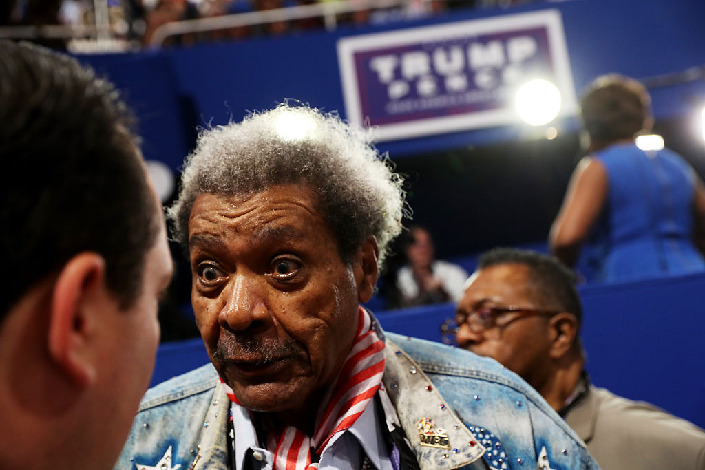 Hair today, gone tomorrow? Donald Trump, Don King together in Ohio