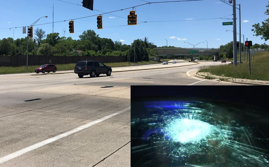 Two more cars hit by large rocks thrown onto highway