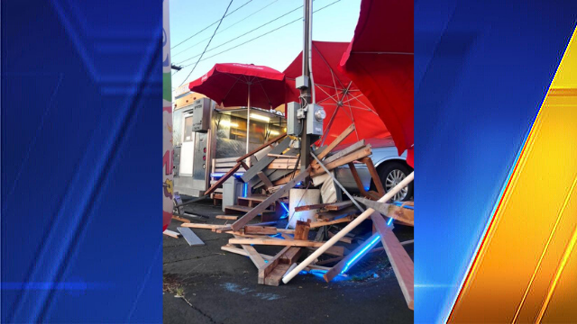 1 injured in crash involving taco truck