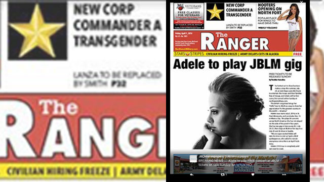 Newspaper apologies for ‘transgender' April Fool's headline