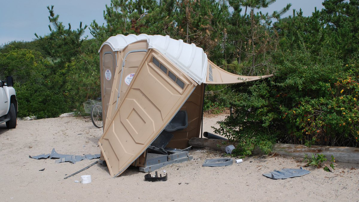 R.I. Police investigating after two portable toilets explode