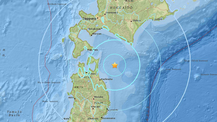 6.2 magnitude quake strikes off the coast of Japan