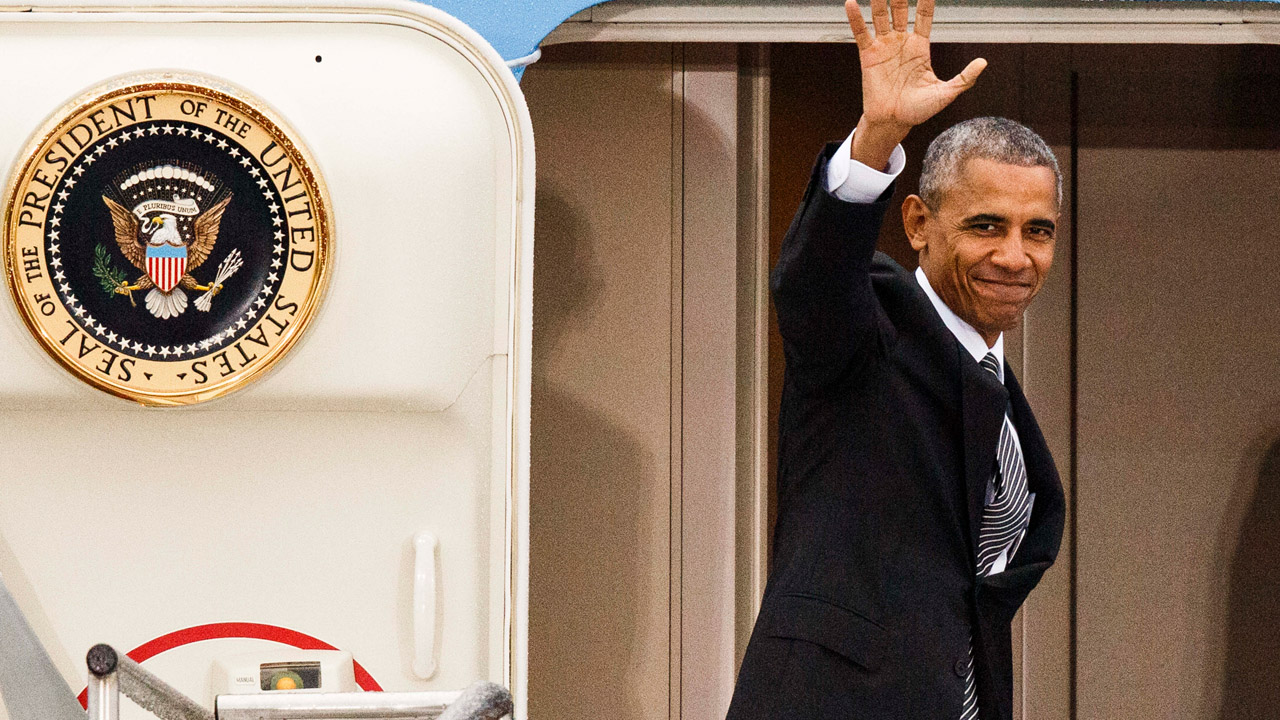President Obama, first lady to take one final flight on presidential ...