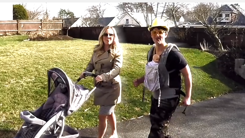 'Ice Ice Baby': Local couple announces first baby via rap video ...