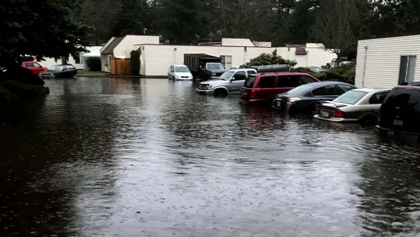 Renton residents say historic rain destroyed their vehicles