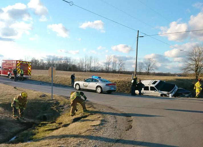 SUV on top of another vehicle in Preble County crash – WHIO TV 7 and ...