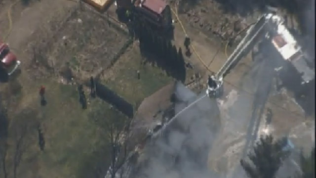 Firefighters battle 4-alarm fire in Winchendon