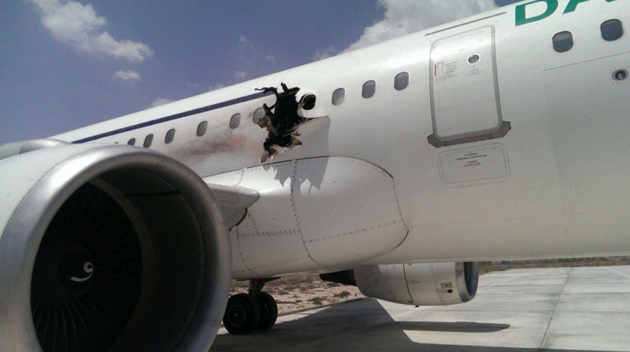 Dramatic video captures scene inside plane after reported explosion