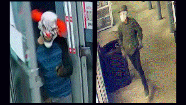 To catch a clown: Masked gas station robbery suspect caught