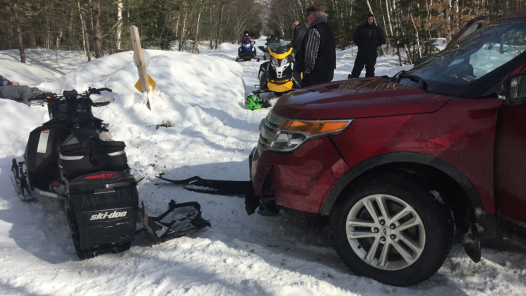Season's latest snowmobile crash injures Tewksbury man – Boston 25 News
