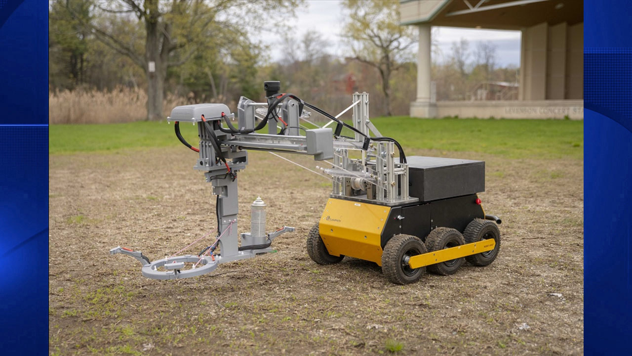 Local students build robots that find, safely detonate hidden landmines ...