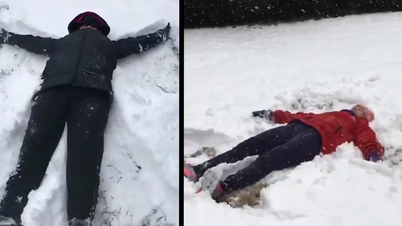 NC first lady accepts Charlotte mayor's snow angel challenge – WSOC TV