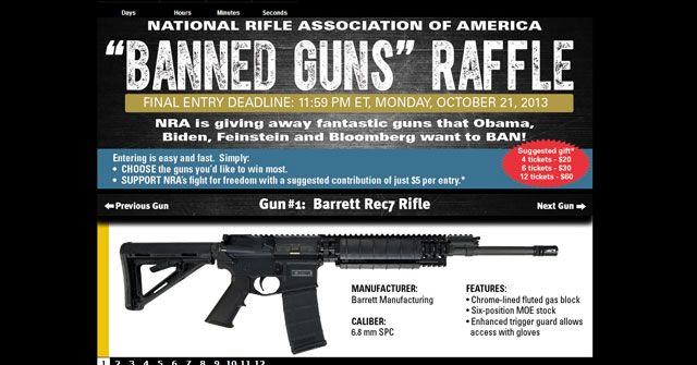 NRA hosting ‘banned guns' raffle to raise money for ‘2nd Amendment ...